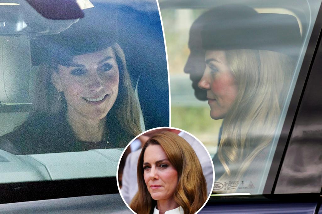 Kate Middleton shows off light blonde hairdo as she attends Balmoral ...