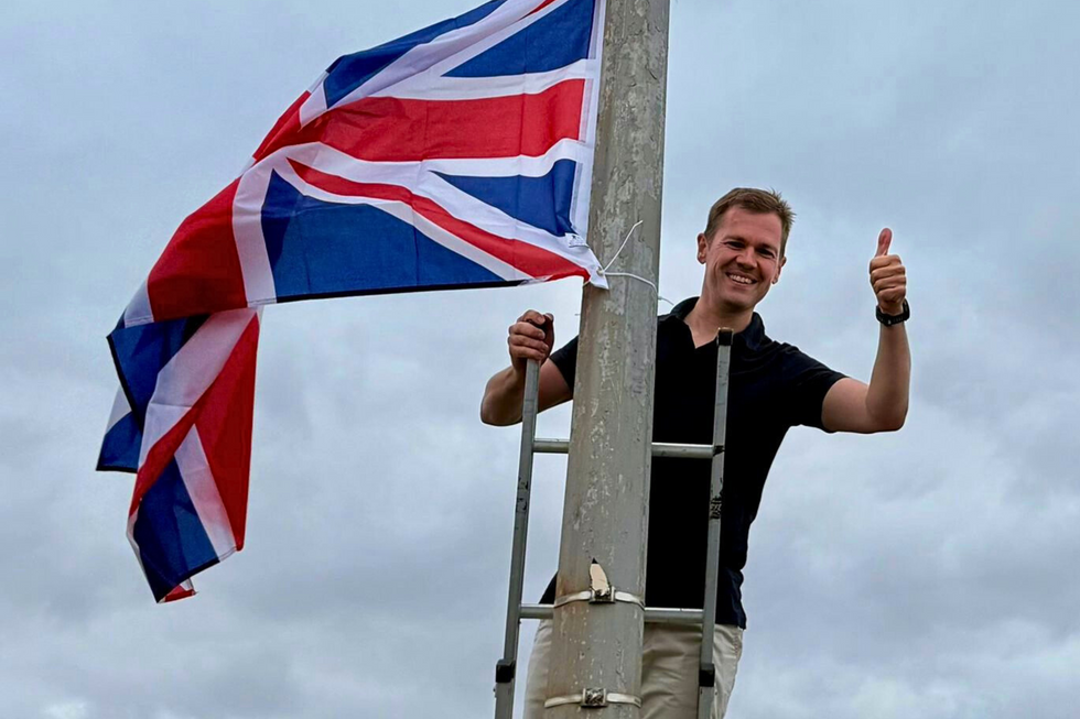 Robert Jenrick joins 'Operation Raise the Colours' and hoists Union ...