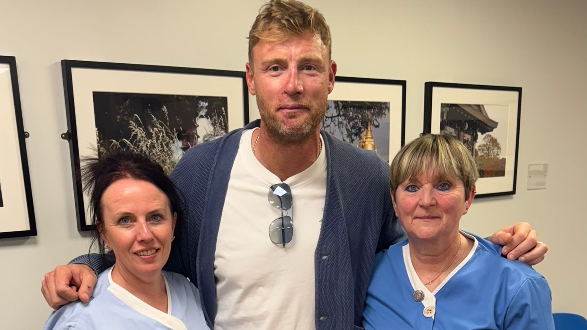 Flintoff praises NHS staff who treated him after crash, as doctor says ...