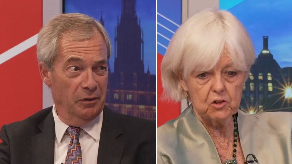 Nigel Farage snaps at GB News guest defending Labour's migrant returns ...