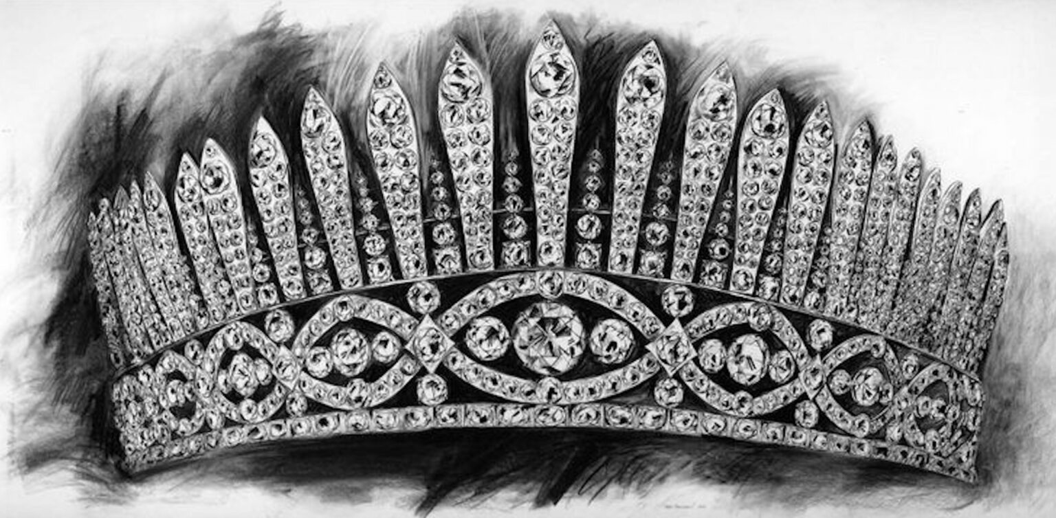 Howe Diamond Fringe Tiara - Lord's Press