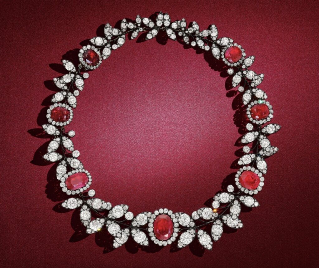 Countess Mona von Bismarck’s Boucheron Ruby Necklace - Lord's Press